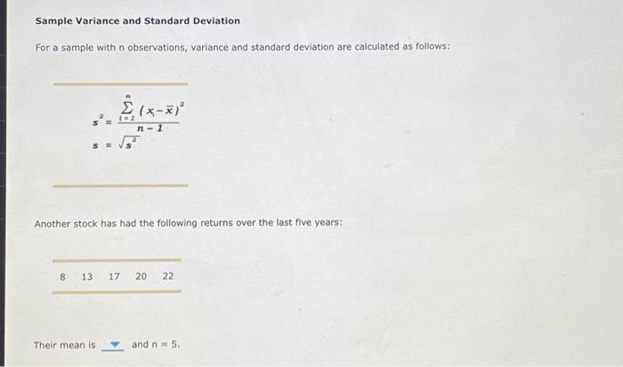 Solved 19. Variance and standard deviation The most common | Chegg.com
