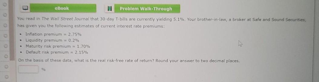 Solved eBook Problem Walk-Through . You read in The Wall | Chegg.com