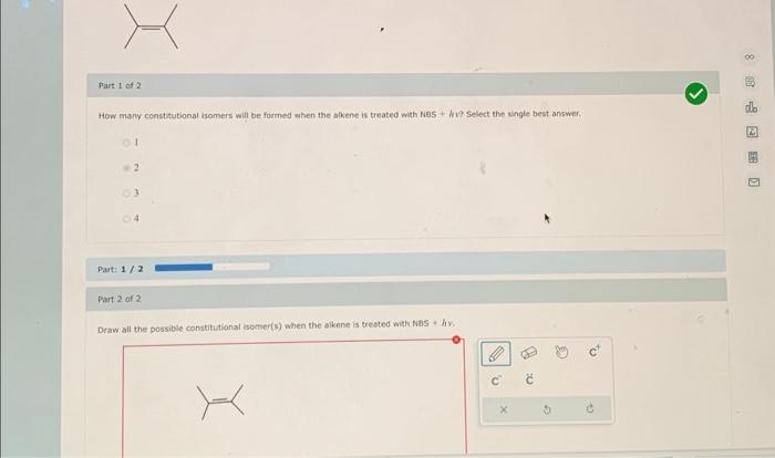 Solved How many constitutional isomers will be formed when | Chegg.com