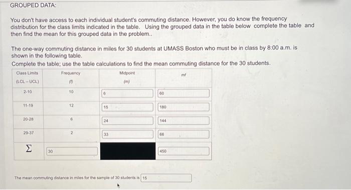 Solved GROUPEO DATA: (part 2) You dont have accoss to each | Chegg.com