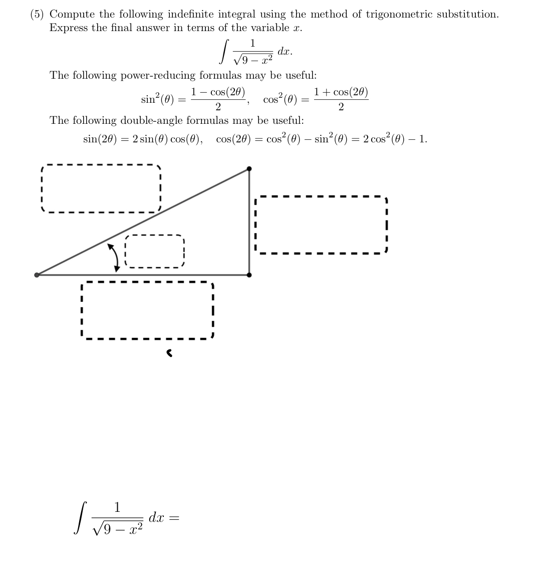 Solved 5 compute The Following Indefinite Integral Using
