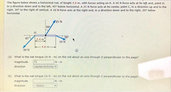 Solved The figure below shows a horizontal rod, of length | Chegg.com