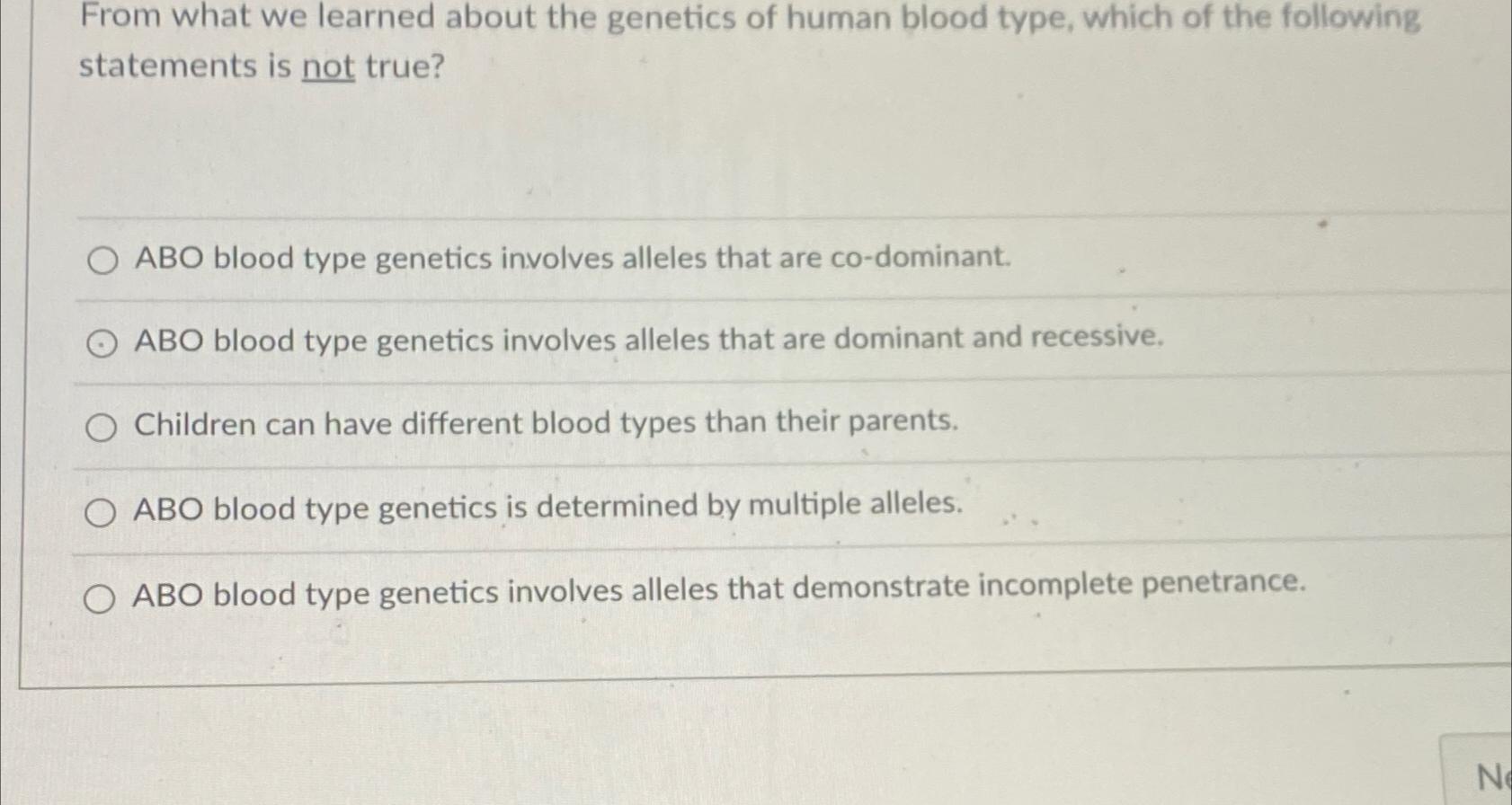 Solved From what we learned about the genetics of human | Chegg.com