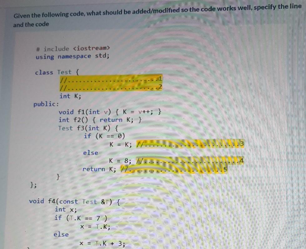 Solved Given the following code, what should be | Chegg.com