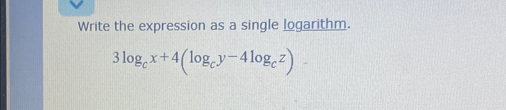 Solved Write the expression as a single | Chegg.com