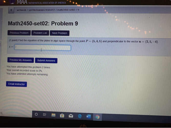 Solved MAA MATHEMATICAL ASSOCIATION OF AMERICA