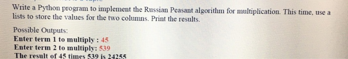 Solved please help and use python language and repl.it. this | Chegg.com