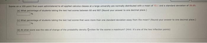 Solved Scores on a 100−p irt final exam adminlitered to all | Chegg.com