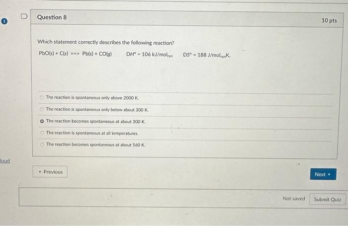 Solved Which statement correctly describes the following | Chegg.com