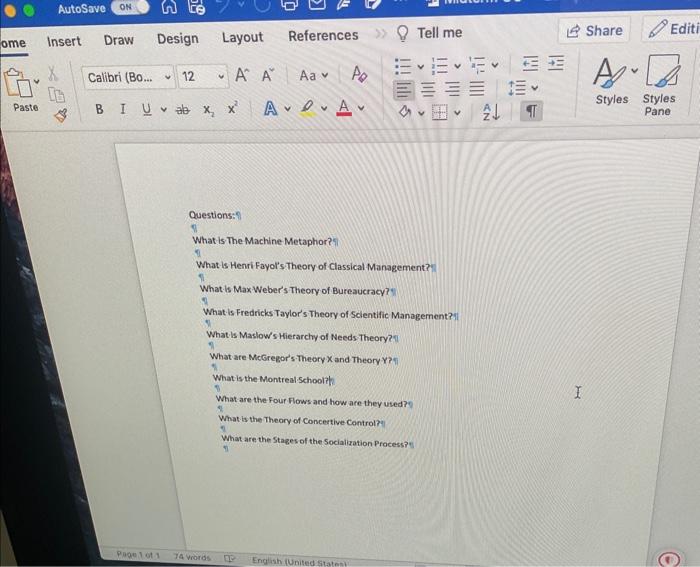 Questions:? What is The Machine Metaphor?9i What is | Chegg.com