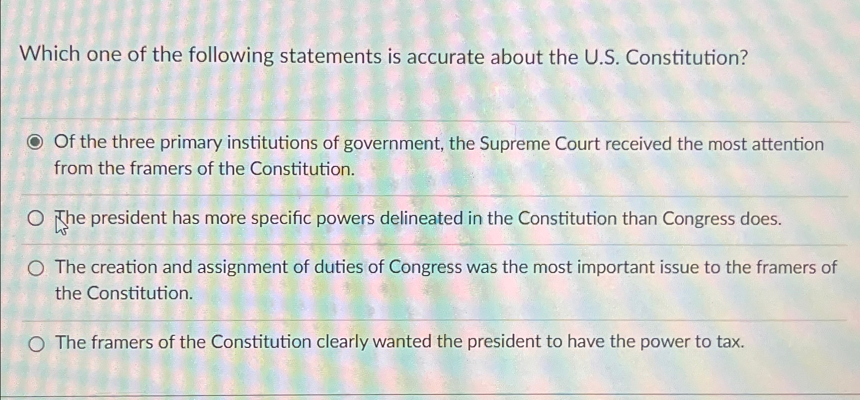 Solved Which one of the following statements is accurate | Chegg.com
