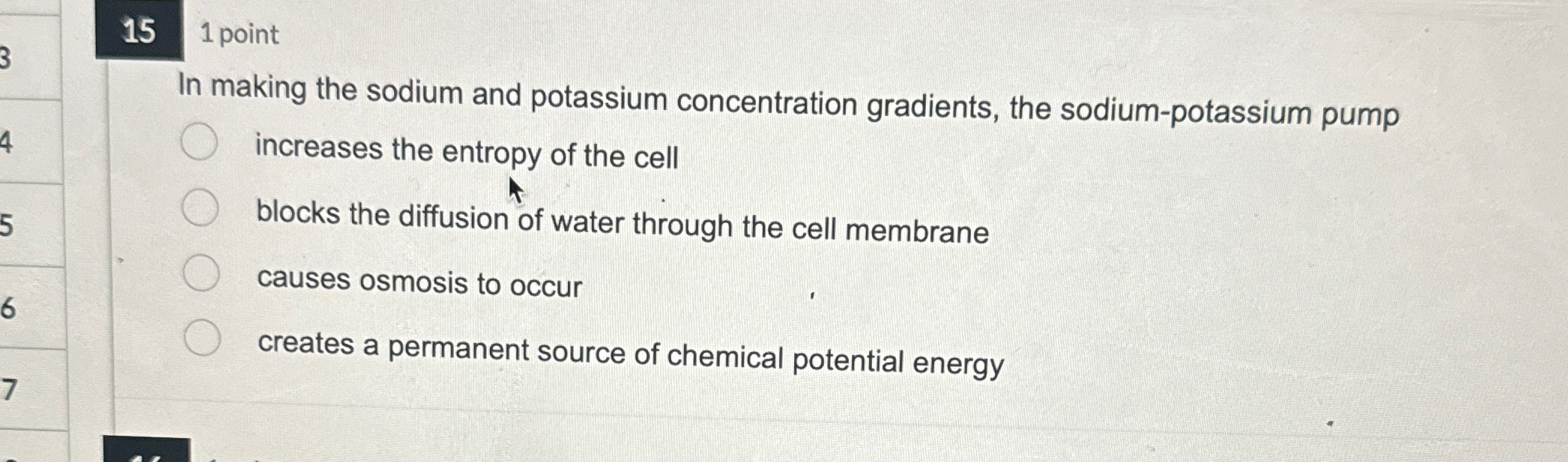Solved 151 ﻿pointIn making the sodium and potassium | Chegg.com