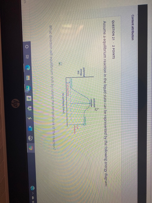Solved Content attribution QUESTION 21 · 2 POINTS Assume a | Chegg.com