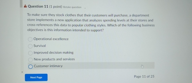 Solved A Question 11 (1 ﻿point) ﻿Retake questionTo make sure | Chegg.com