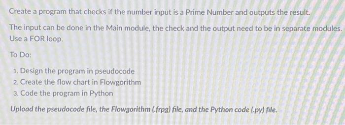 Solved Create a program that checks if the number input is a | Chegg.com