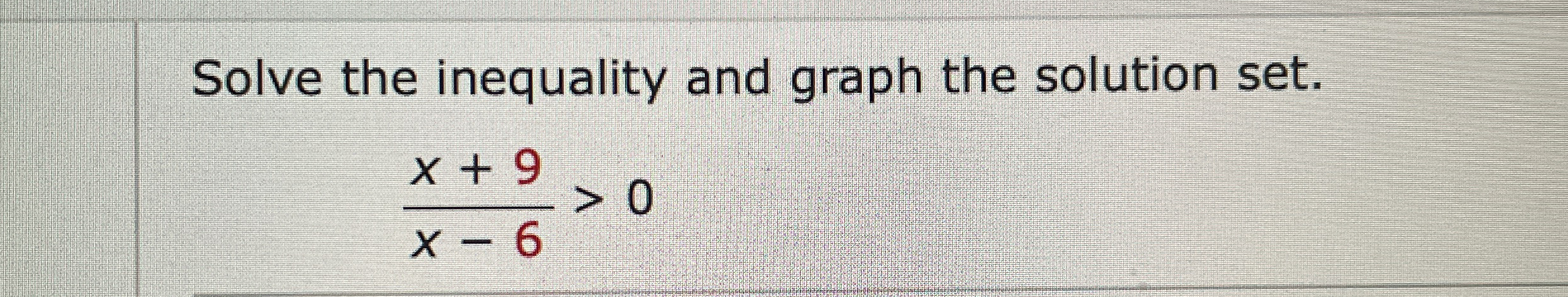 Solved Please show all steps on how to solve the inequality | Chegg.com