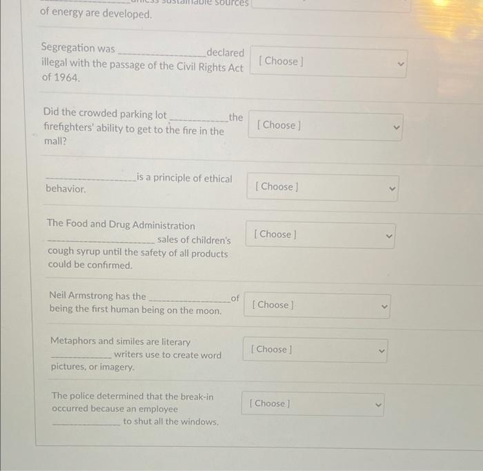 Matching Quiz Vocabulary from Words to Learn By | Chegg.com