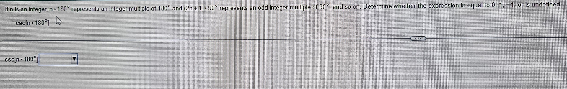 Solved If n ﻿is an integer, n*180° ﻿represents an integer | Chegg.com