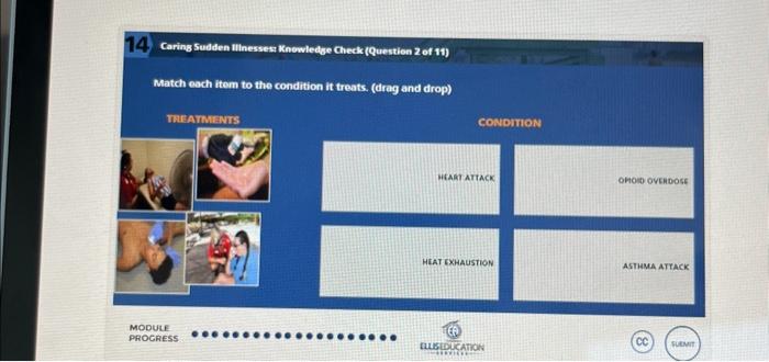 Solved 14. Caring Sudden Ilinessen Knowledge Check (Question | Chegg.com