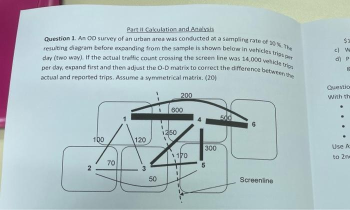 Solved Part II Calculation and Analysis: Question 1. An OD | Chegg.com