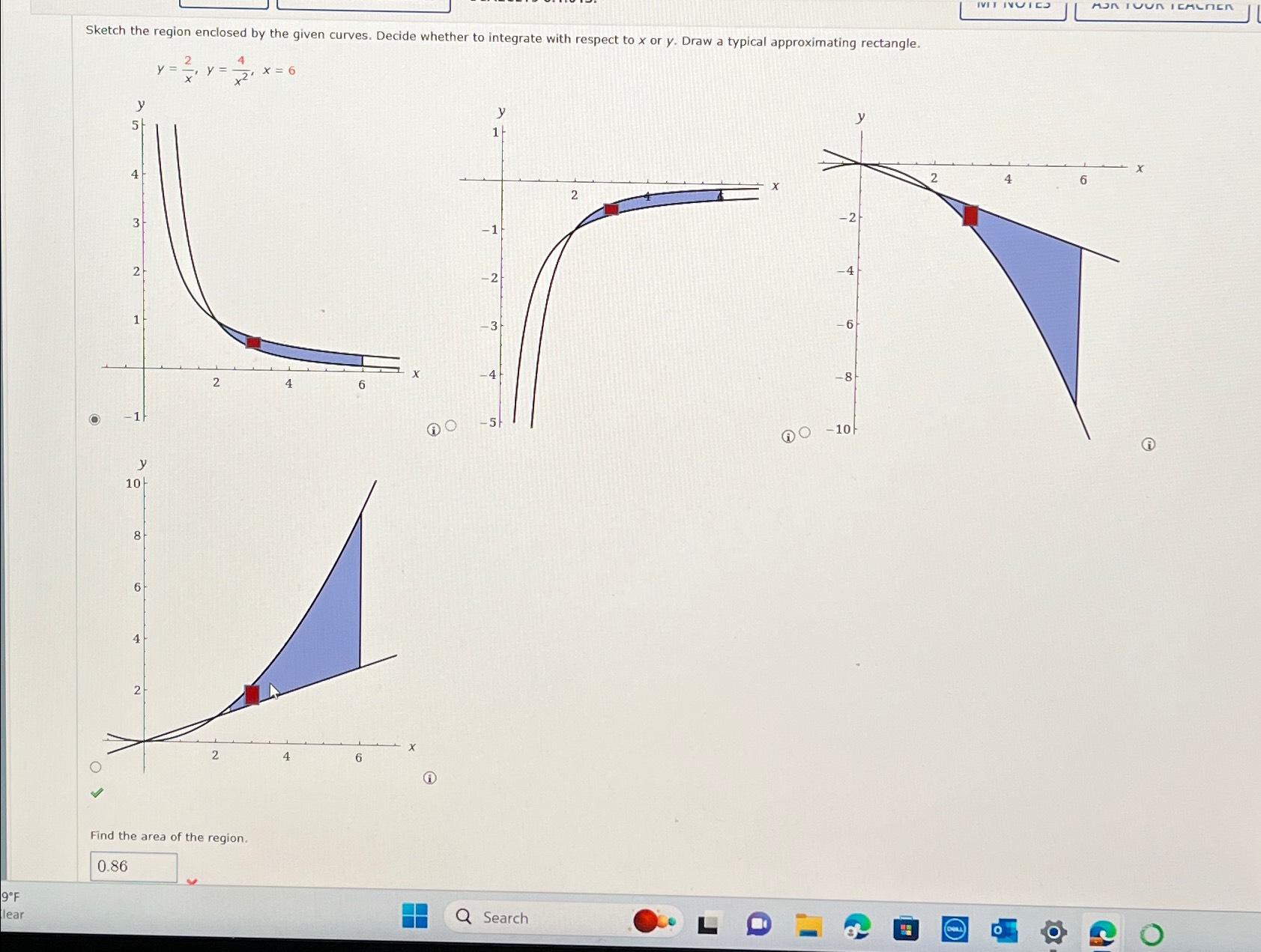 Solved Sketch the region enclosed by the given curves. | Chegg.com