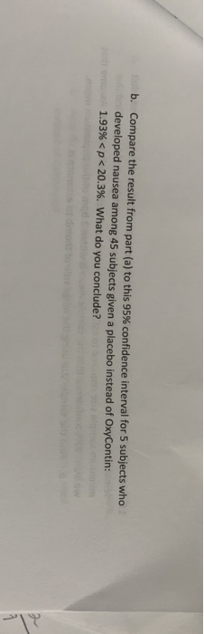 Solved Confidence Interval Worksheet 1. In a study of the | Chegg.com
