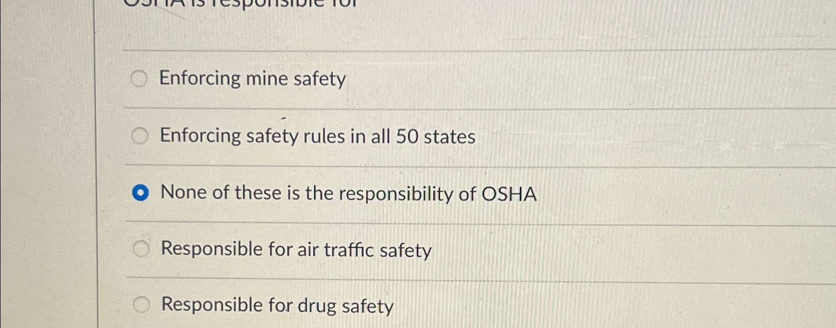 Solved Enforcing mine safetyEnforcing safety rules in all 50 | Chegg.com