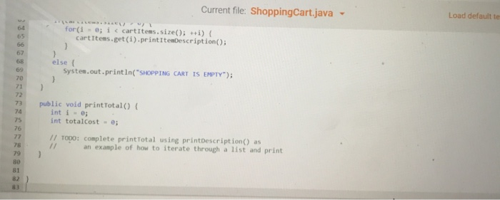 Solved 7.24 Lab 14b: Online shopping cart (continued) Note: | Chegg.com