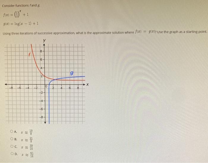 Solved Consider Functions Fand G 911 Log X 1 1