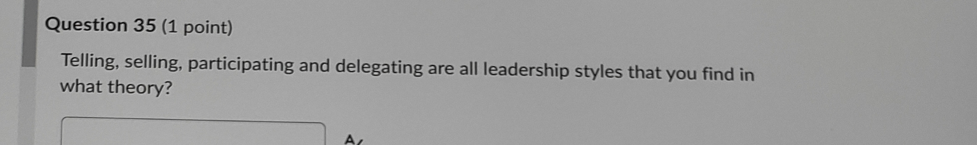 Solved Question 35 (1 ﻿point)Telling, selling, participating | Chegg.com
