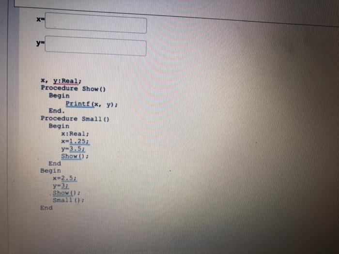 Solved What is the static and dynamic scope for the | Chegg.com