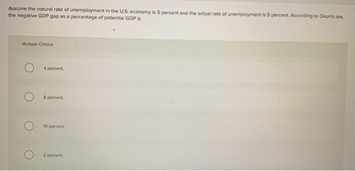 Solved Assume The Natural Rate Of Unemployment In The U S Chegg solved-assume-the-natural-rate-of-unemployment-in-the-u-s-chegg