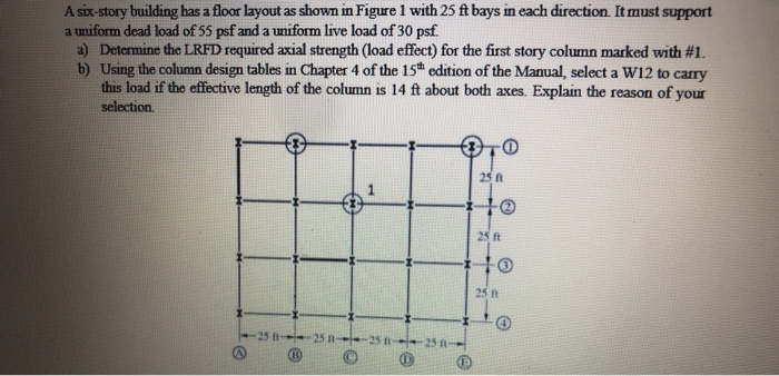 Solved A six-story building has a floor layout as shown in | Chegg.com