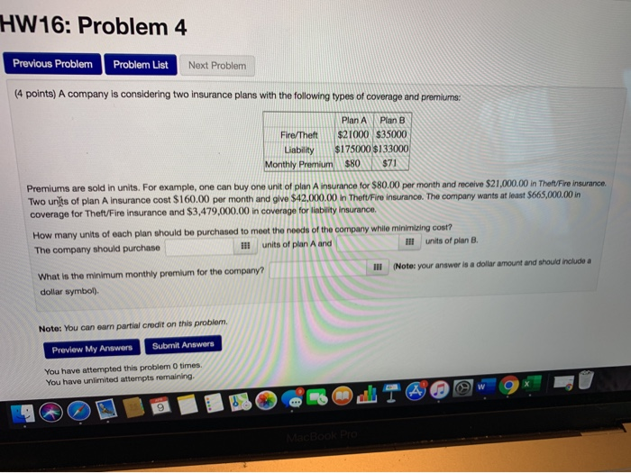Solved HW16: Problem 4 Previous Problem Problem List Next | Chegg.com Solved HW16: Problem 4 Previous Problem Problem List Next | Chegg.com