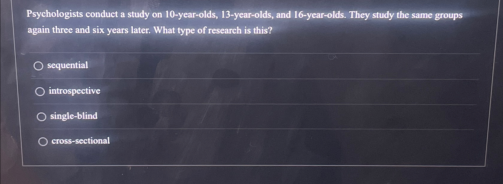 Solved Psychologists conduct a study on 10-year-olds, | Chegg.com