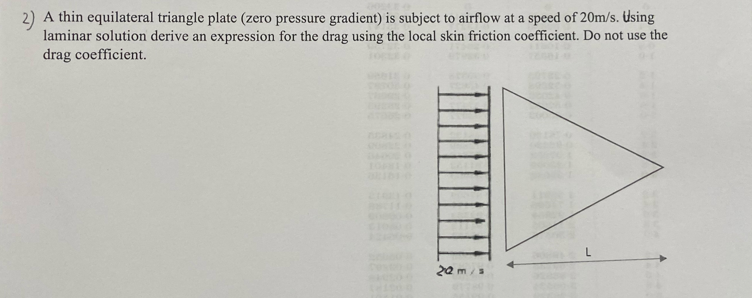 Solved A Thin Equilateral Triangle Plate Zero Pressure