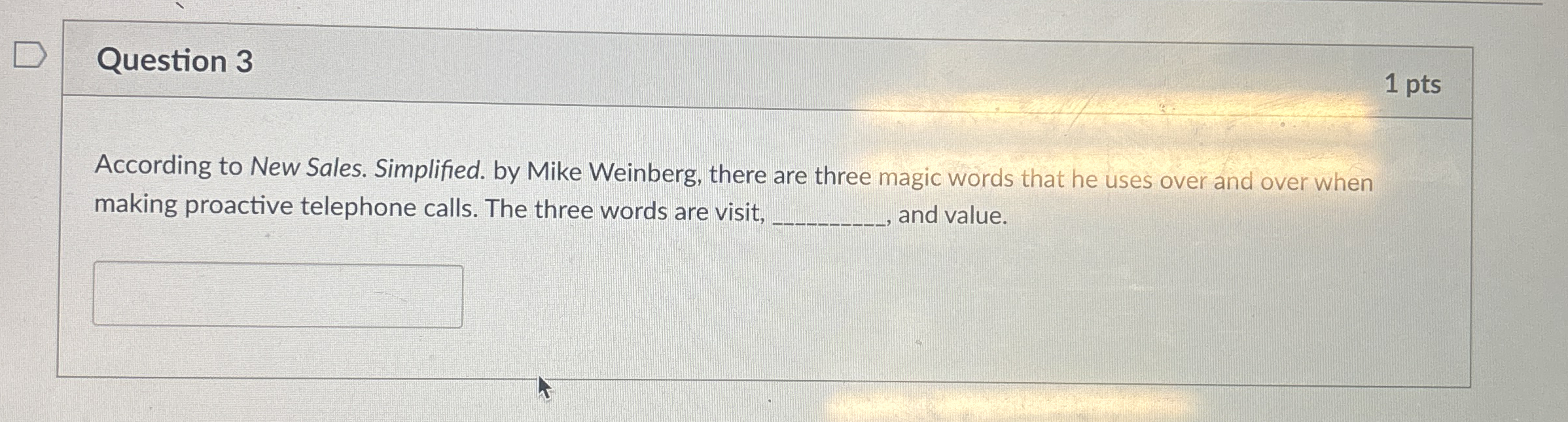 Solved Question 31 ﻿ptsAccording to New Sales. Simplified. | Chegg.com