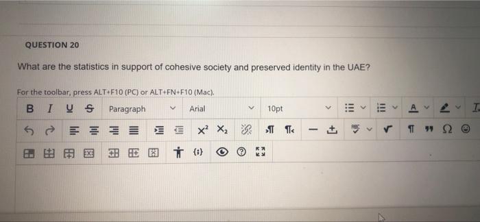 Solved QUESTION 17 What does the preamble of the UAE | Chegg.com