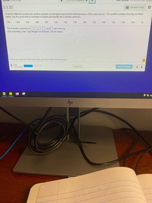 Solved we 3.3.32 E Question Help Fourteen diferent second | Chegg.com