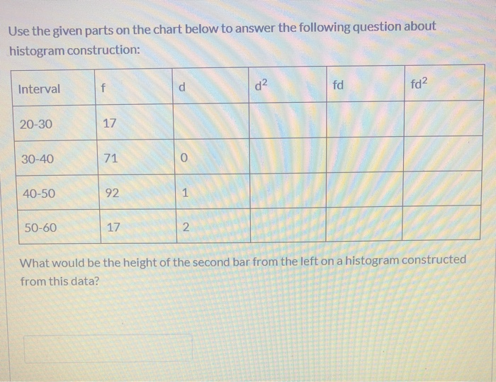 Solved Use the given parts on the chart below to answer the | Chegg.com