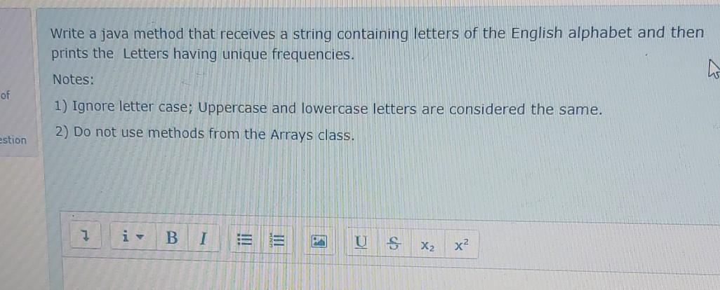 Solved Write a java method that receives a string containing | Chegg.com