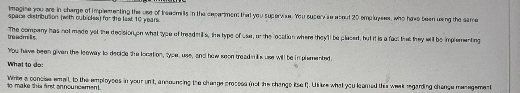 Solved Imagine you are in charge of implementing the use of | Chegg.com