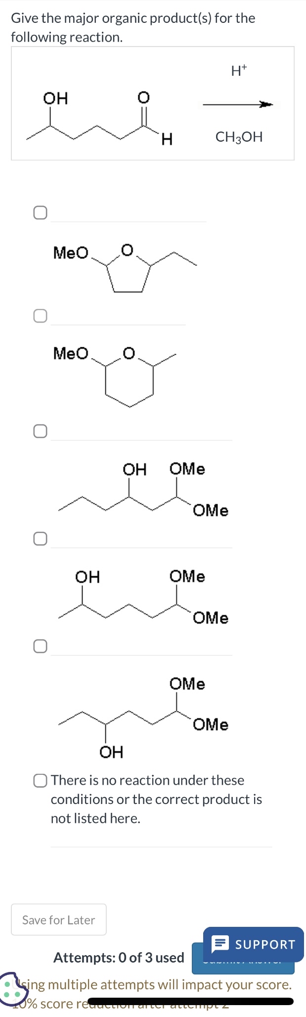 Solved Give the major organic product(s) ﻿for the following | Chegg.com