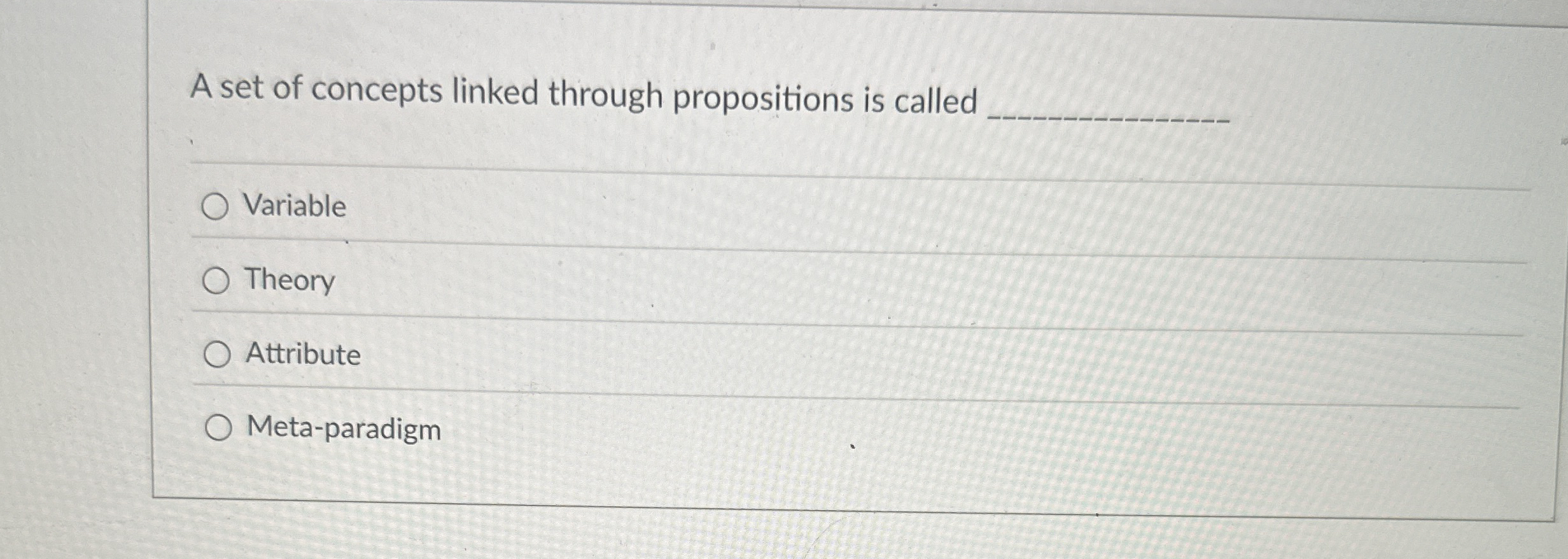 Solved A set of concepts linked through propositions is | Chegg.com