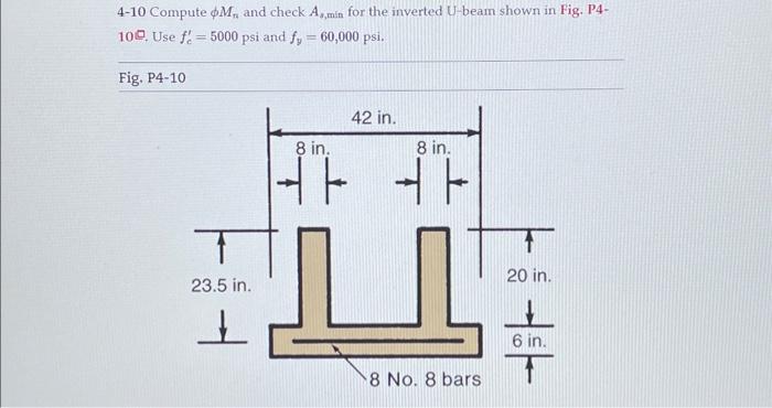 Solved 4-10 Compute ϕMn and check At,min for the inverted | Chegg.com
