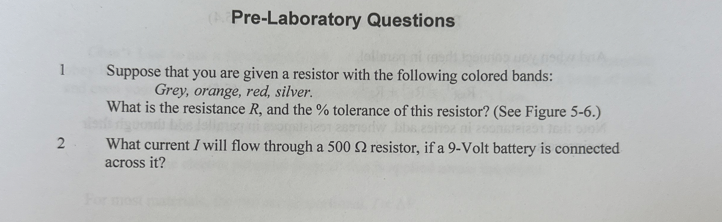 Solved 1 ﻿Suppose that you are given a resistor with the | Chegg.com