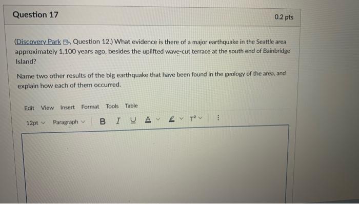 Solved (Discovery Park 9 , Question 11.) Describe briefly | Chegg.com