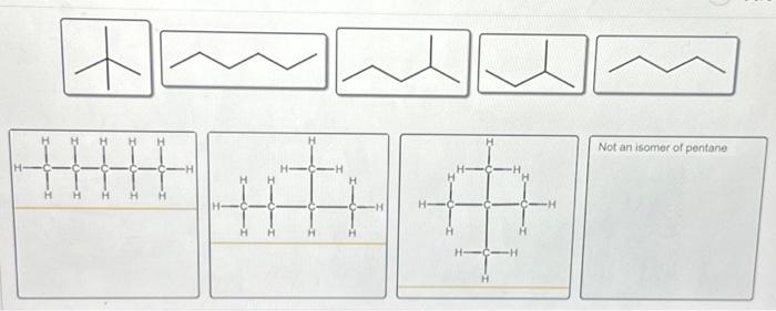 Solved Match the carbon skeleton formulas for the three | Chegg.com