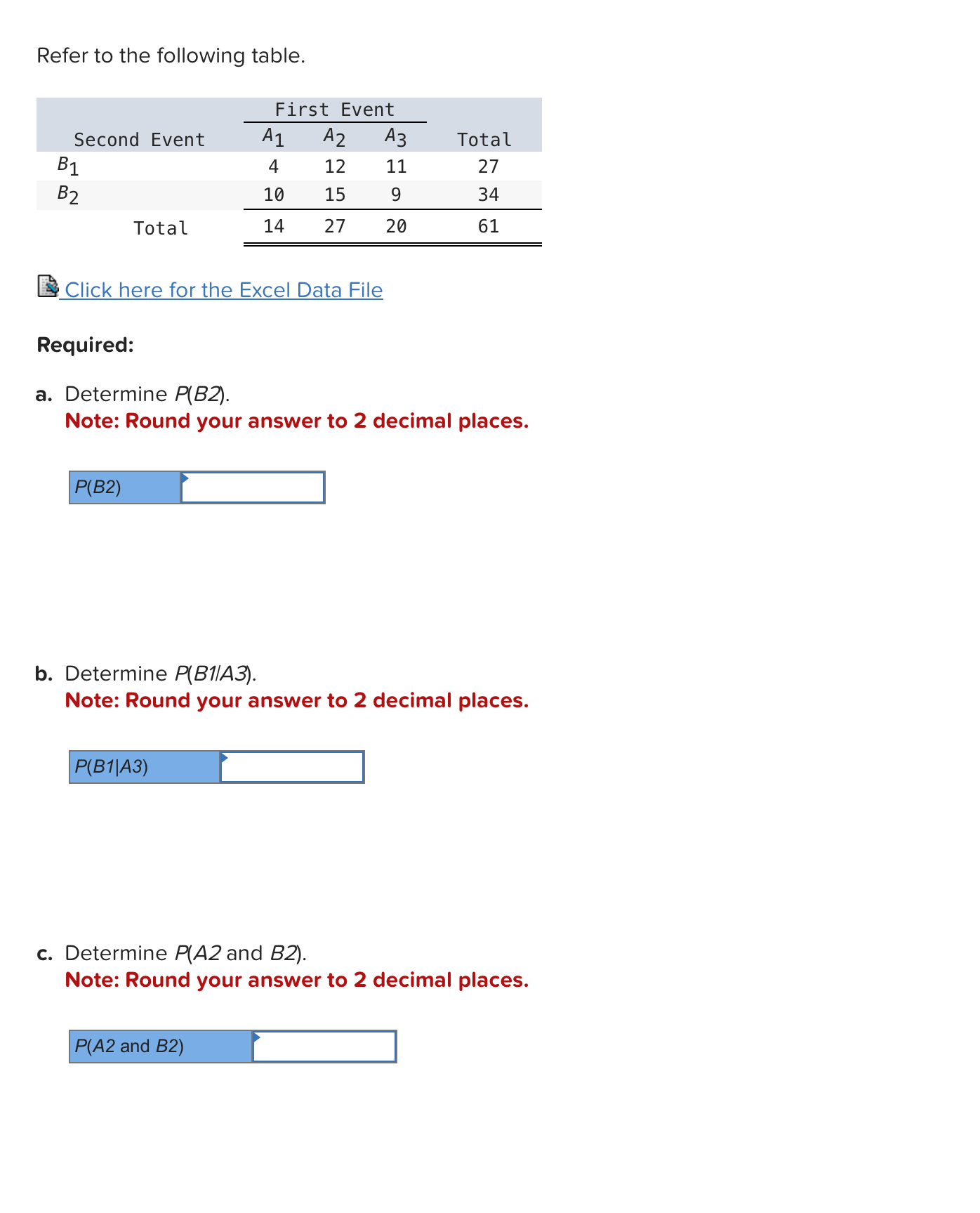 Solved Refer to the following table.\table[[Second | Chegg.com