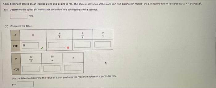 Solved (a) Determine the speed (in meters per second) of the | Chegg.com